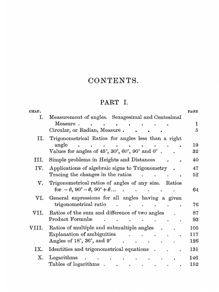SL Loney Plane Trigonometry | PDF