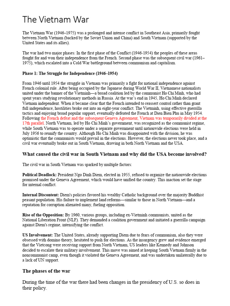 The Tet Offensive in the Vietnam War | PDF | Viet Cong | Vietnam War