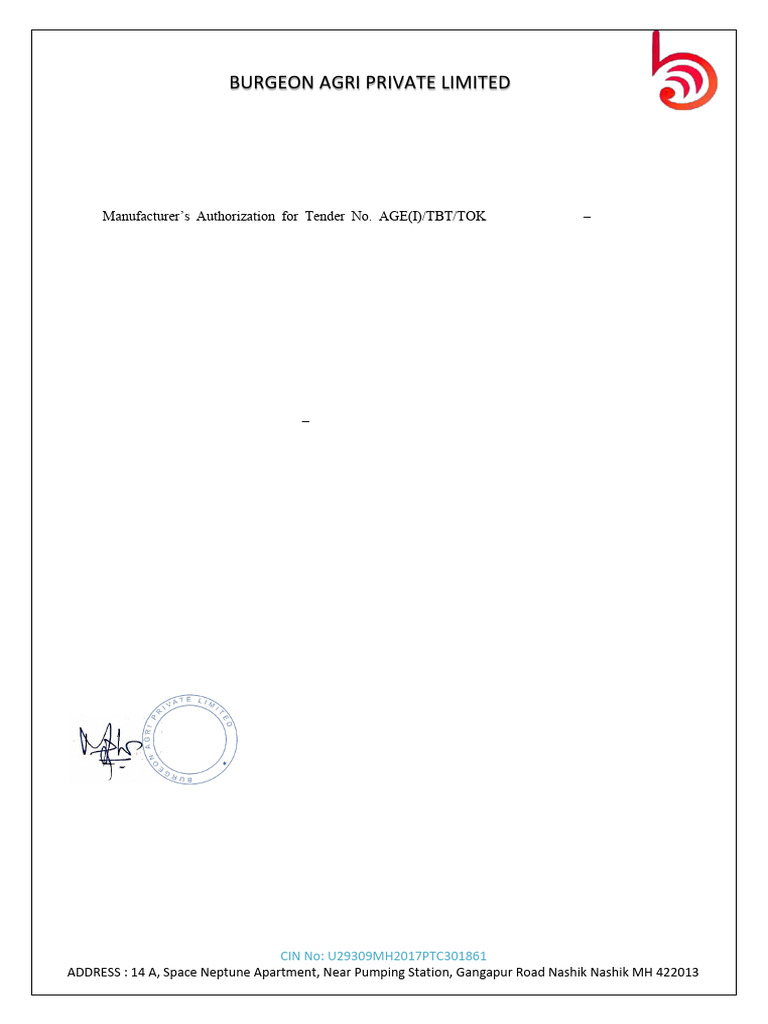 Authorisation Letter (Ritu Tandon) | PDF