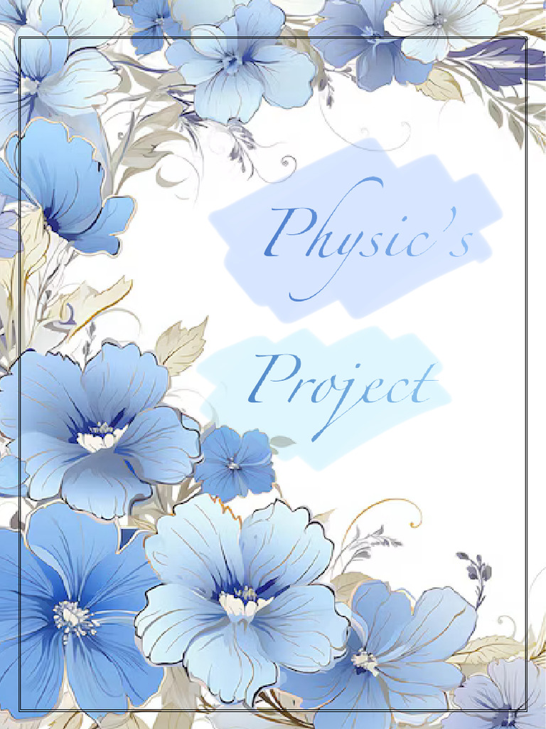 Physcis Exp Project C 12 | PDF