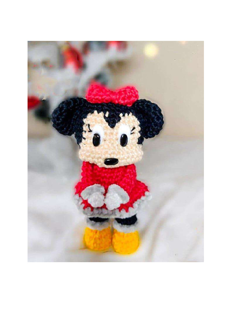 Free Minnie Mouse Amigurumi Pattern | PDF | Crochet | Amigurumi