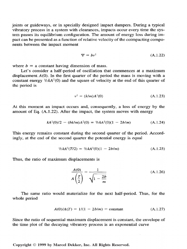 Stiffnes and Damping in Mechanical Design Part417 | PDF