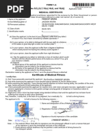 Editable - BRTA Application Form-Medical Report. (English) - PDF | PDF