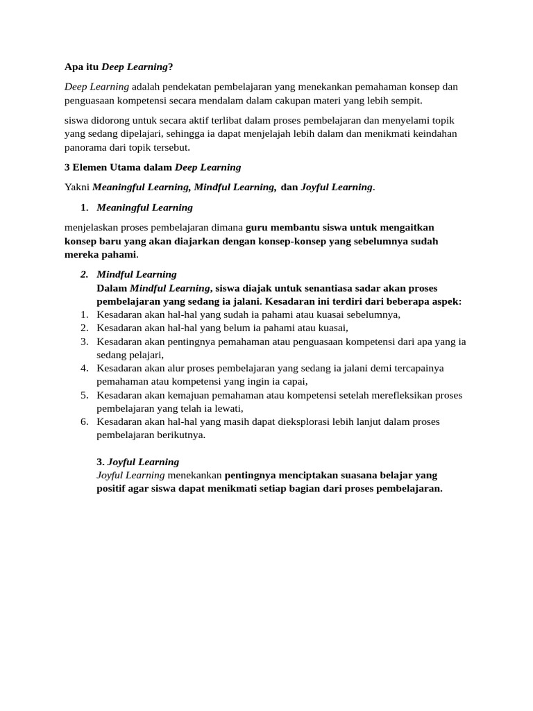 Materi Deep Learning | PDF