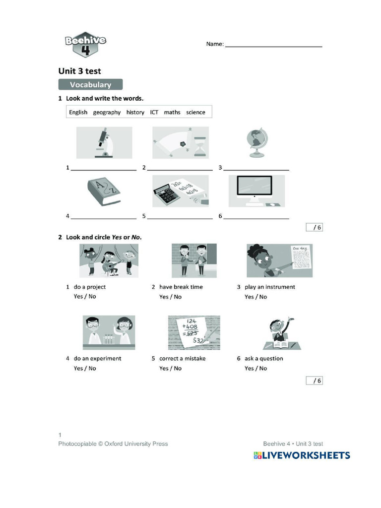 Beehive 4 Unit 3 | PDF