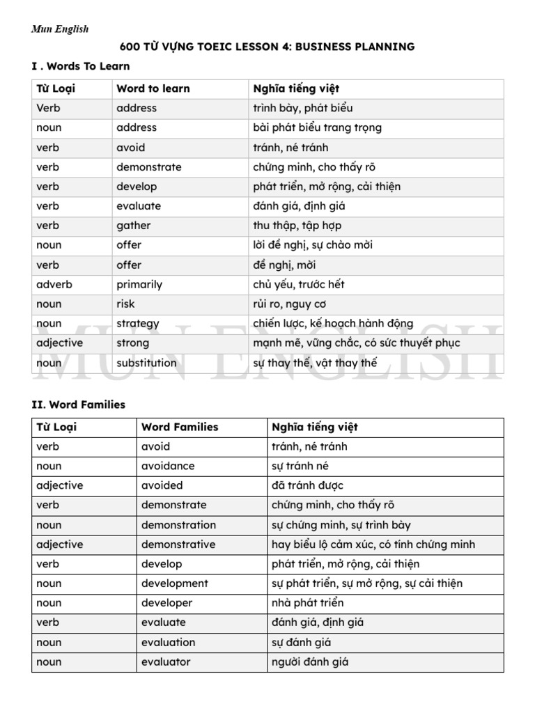 Script - 600 T V NG Toeic - Lesson 4 | PDF