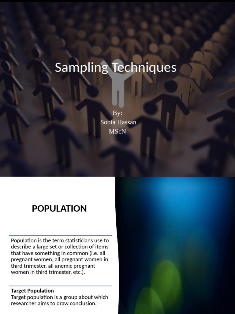 Research Lecture NO 7 | PDF | Sampling (Statistics) | Randomness
