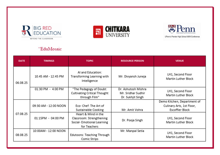 Upenn - Faculty Development Program | PDF