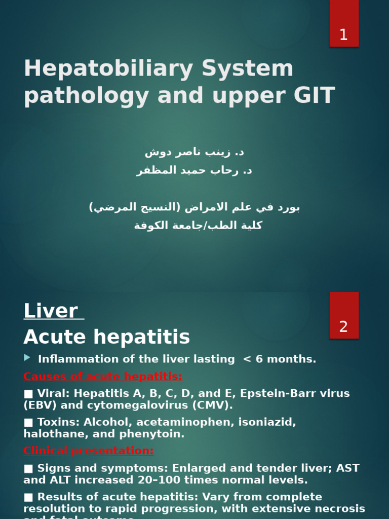 Hepatobiliray and Upper Git 2023 | PDF | Human Diseases And Disorders | Hepatitis