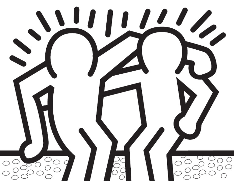 Haring Coloring Page | PDF