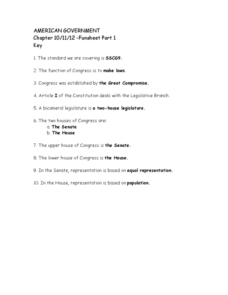 Understanding Congress: Structure & Function | PDF | Social Science