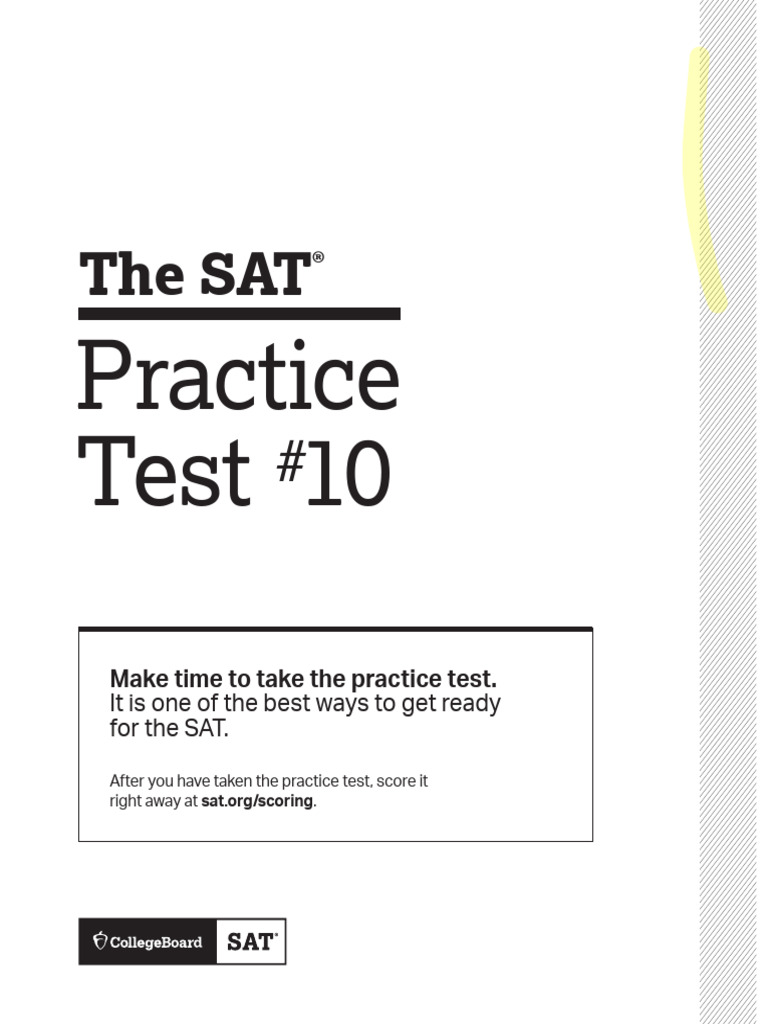 SAT Practice Test #10 Overview | PDF | Sat