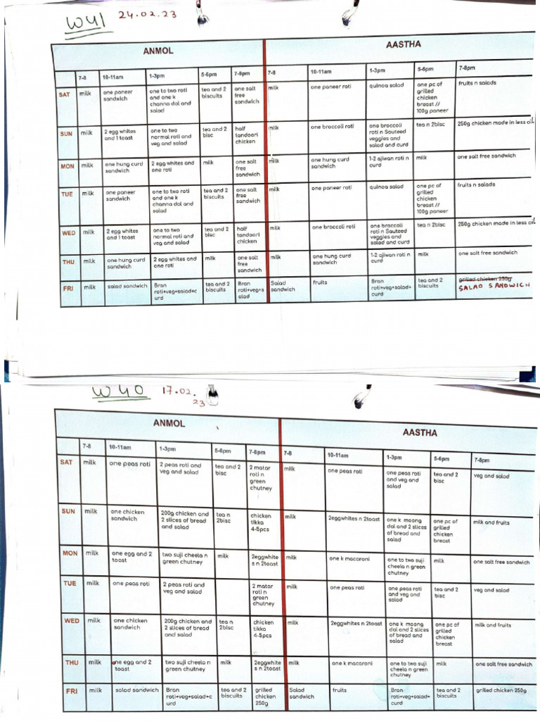 Menus | PDF