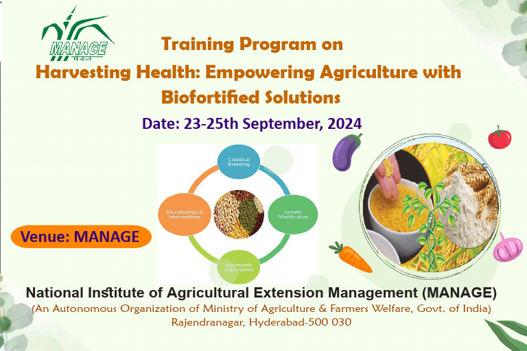 Biofortified Agriculture Training Program | PDF