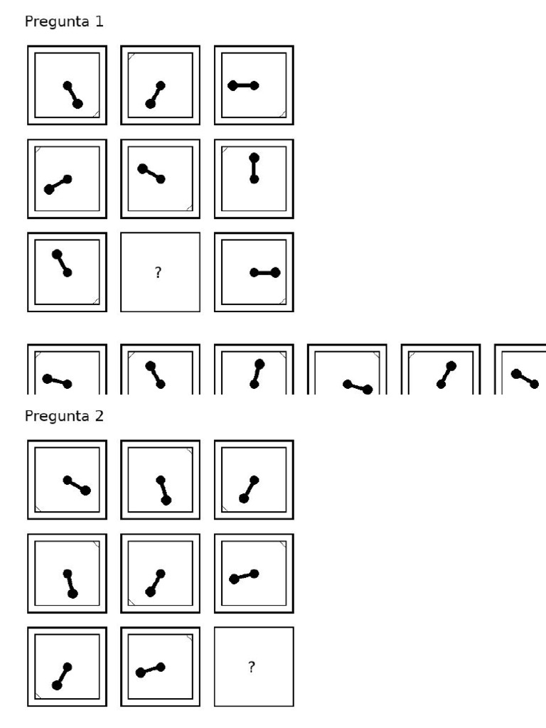 Test Razonamiento Abstracto 20 Preguntas | PDF