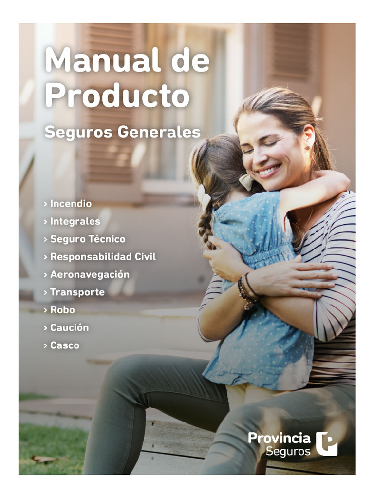 Manual de Producto - Seguros Generales - Provincia Seguros | PDF ...