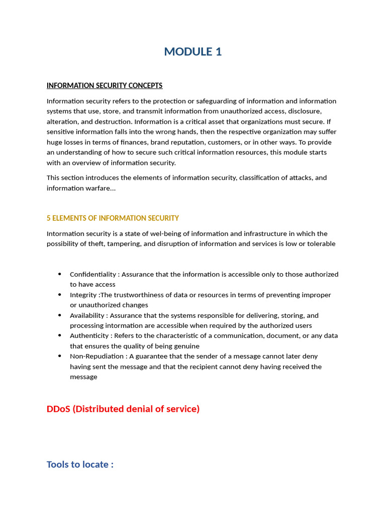 Cs-Module 1 Notes | PDF