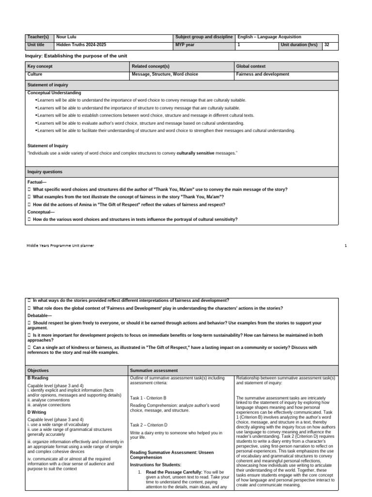 Analyzing Cultural Messages in Texts | PDF | Reading Comprehension ...