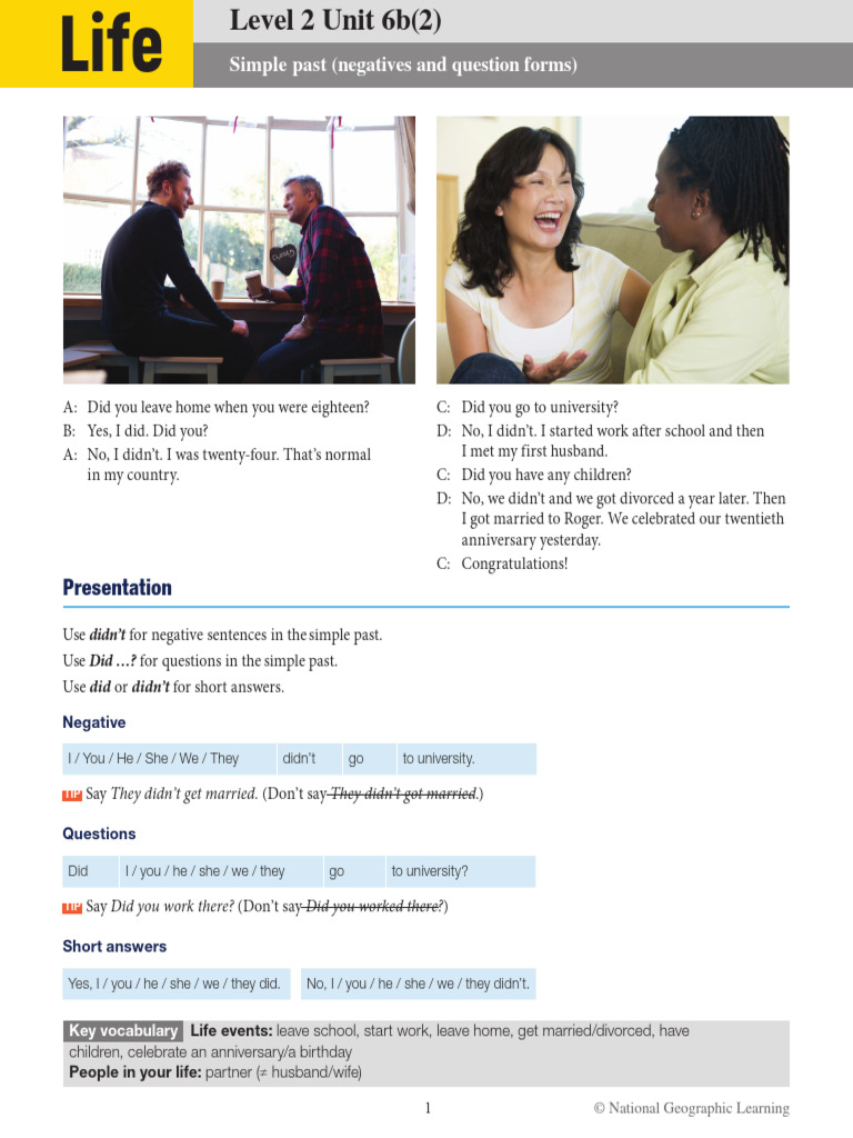 Level 2 - GW - 06b-2 | PDF | Linguistics