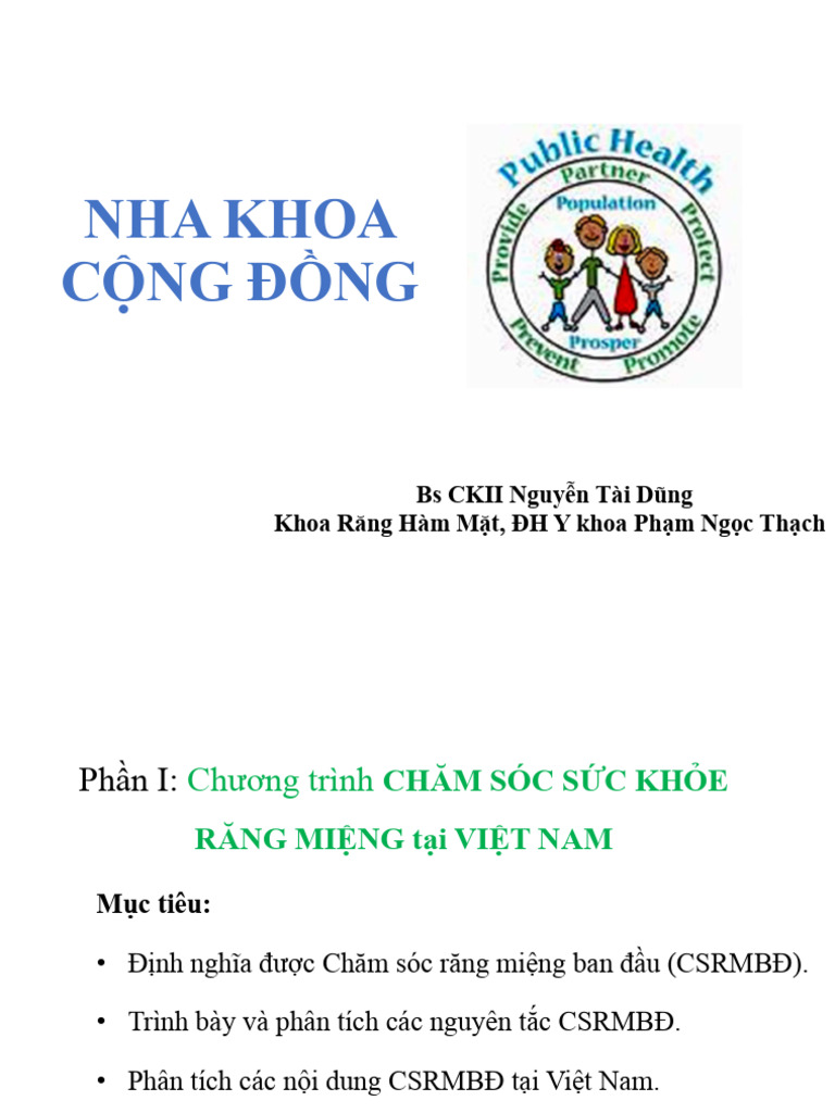 Nha Khoa Cong Dong | PDF