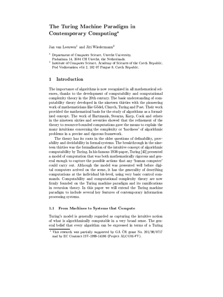 Van Leeuw en 00 Turing | PDF