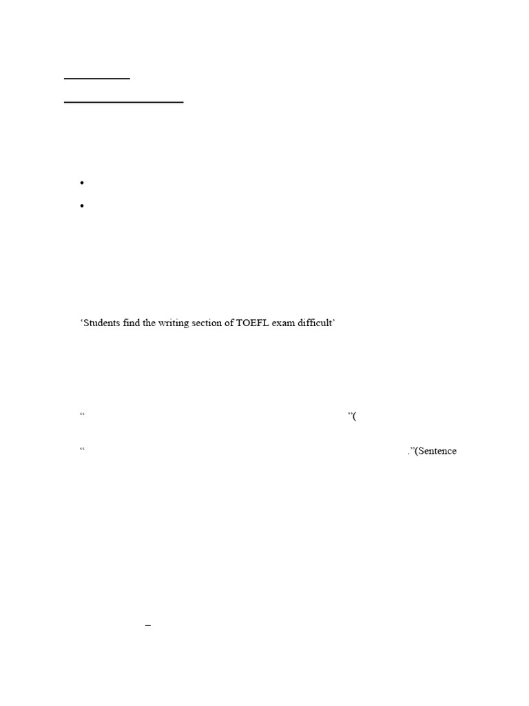 TOEFL Writing Lesson Plan (Paraphrasing Skills) | PDF | Test Of English ...