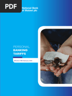 KCB Tariff Guide 2025 Overview | PDF | Banks | Debit Card