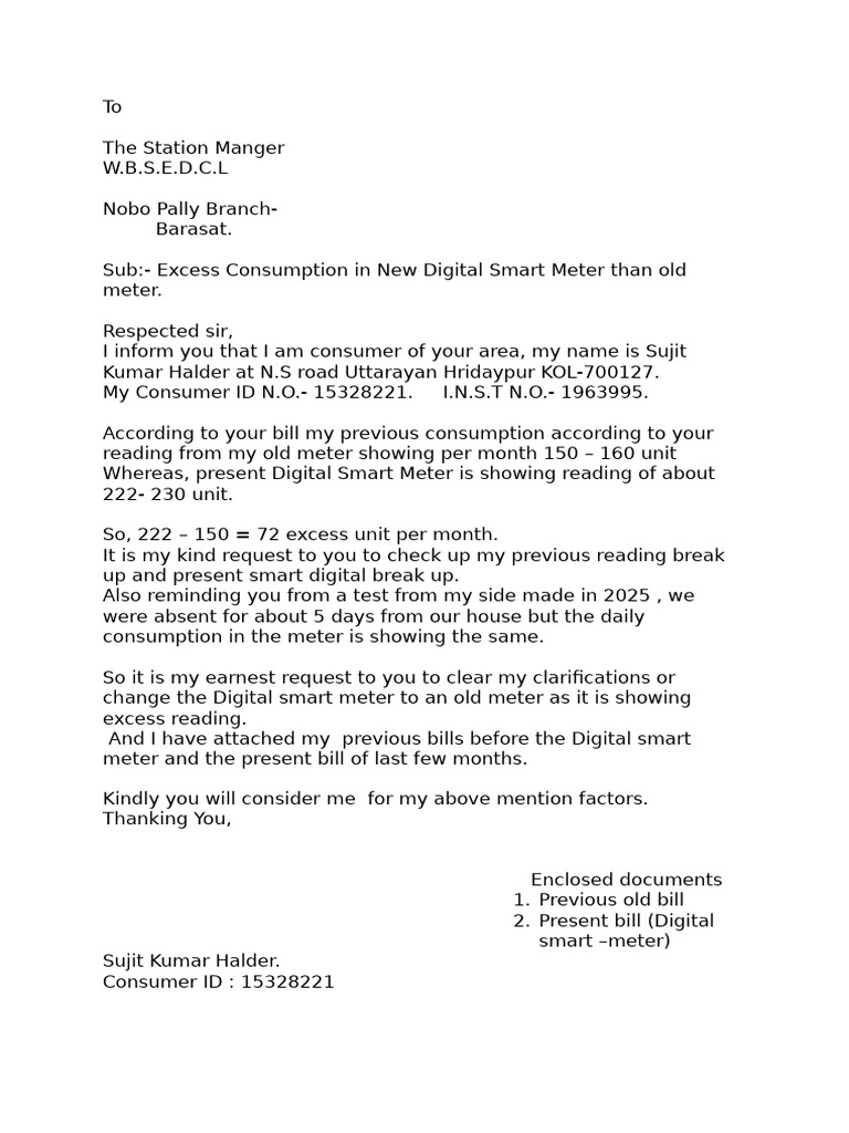 Formal Letter Specimen | PDF