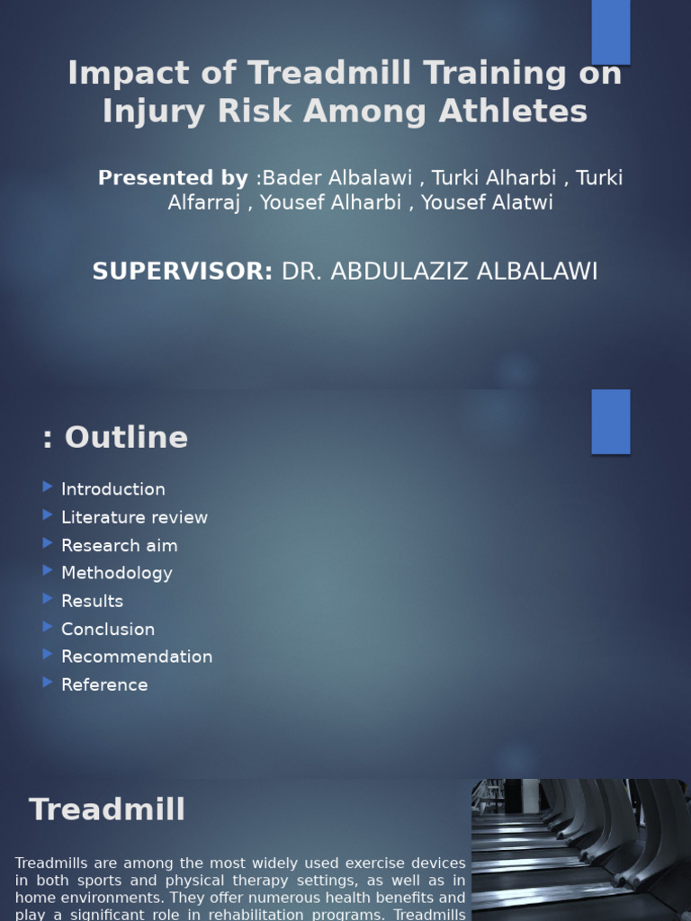 Treadmill Training and Athlete Injury Risks | PDF | Physical Therapy ...