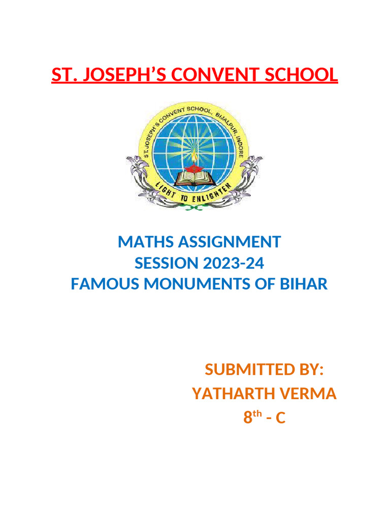 Maths Front Page | PDF