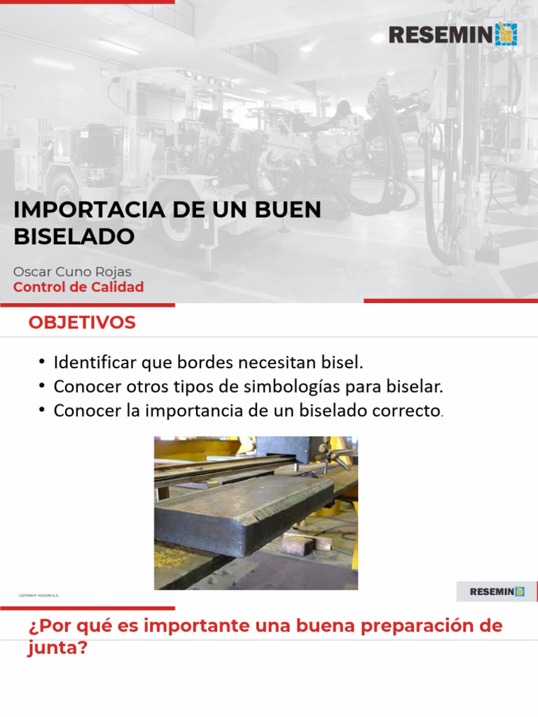 Importancia del Biselado en Soldadura | PDF
