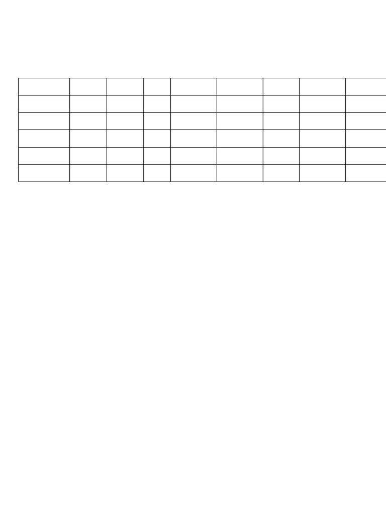 Water Quality Observation Table | PDF