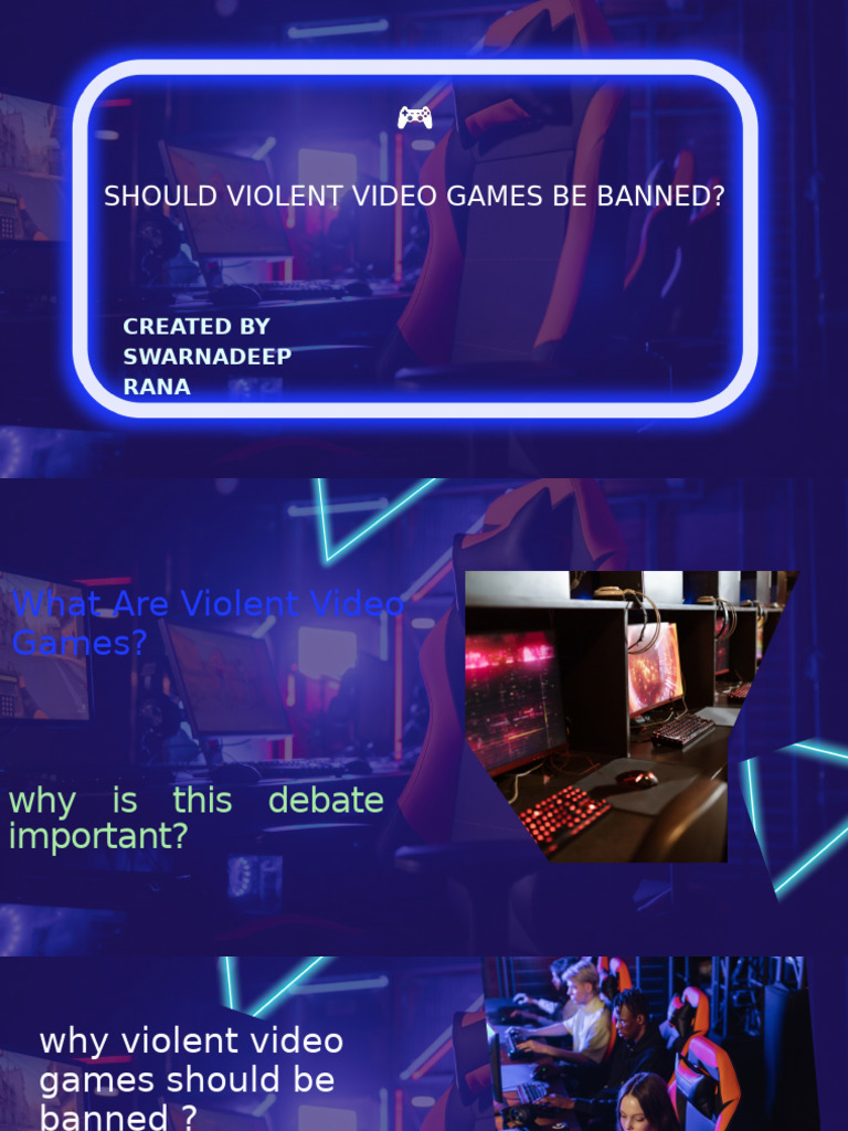 Debate on Banning Violent Video Games | PDF