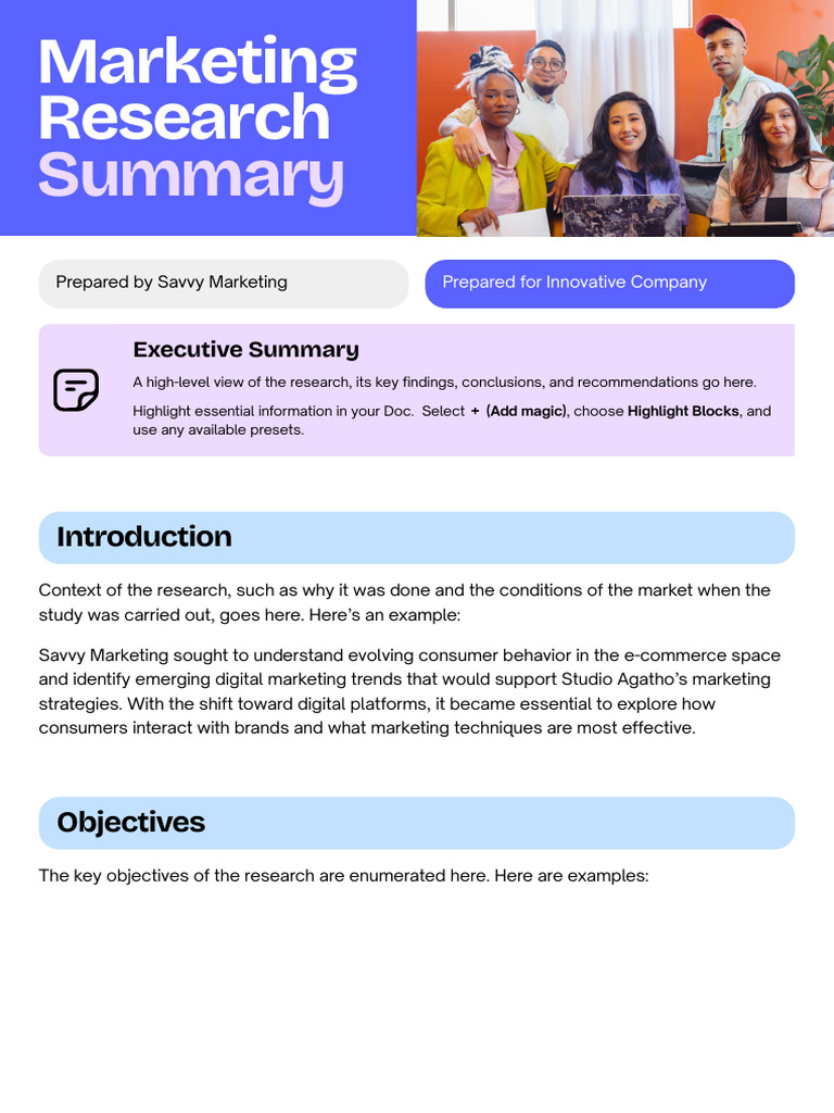 Marketing Research Summary | PDF | Marketing | Marketing Research