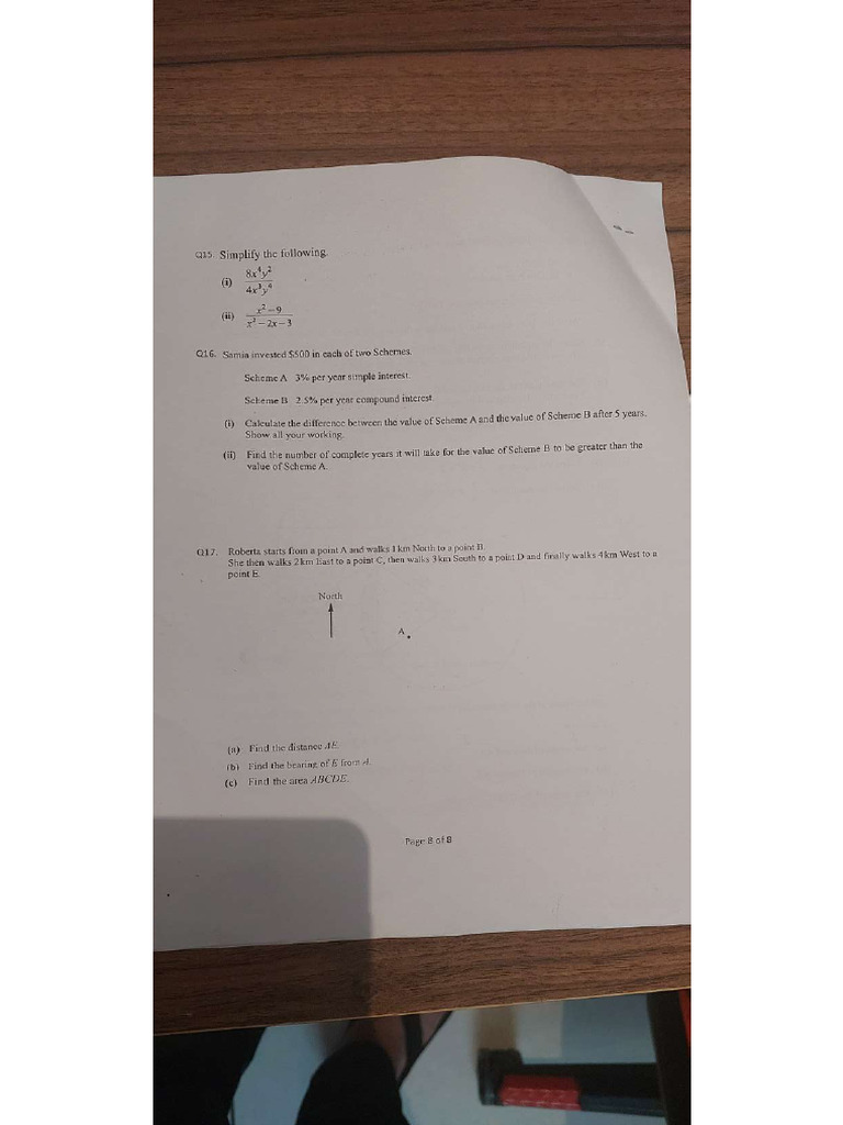 Maths 0607 Igcse Worksheet | PDF