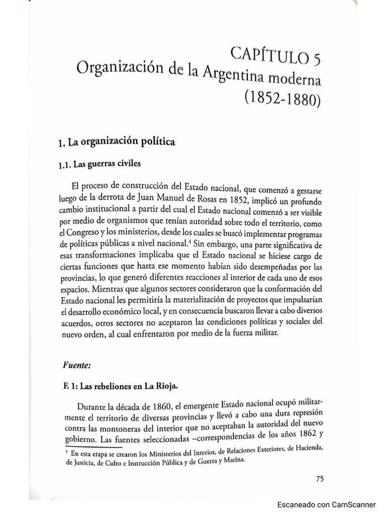 Historia Argentina A Través de Sus Fuentes 1852 - 1880 | PDF