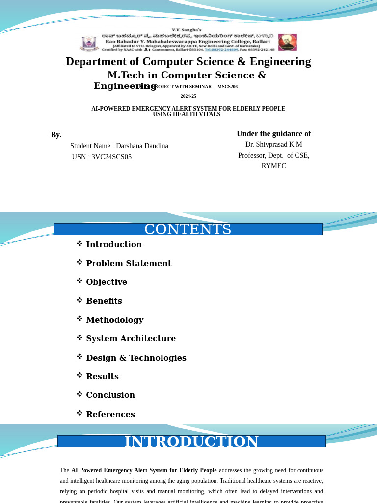 Mini Project Ppt (2) | PDF | Internet Of Things | Monitoring (Medicine)
