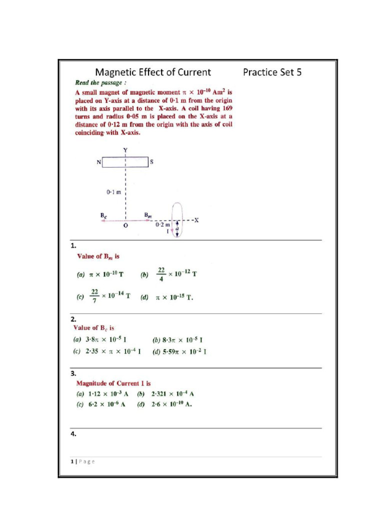 Mec Practice Paper | PDF