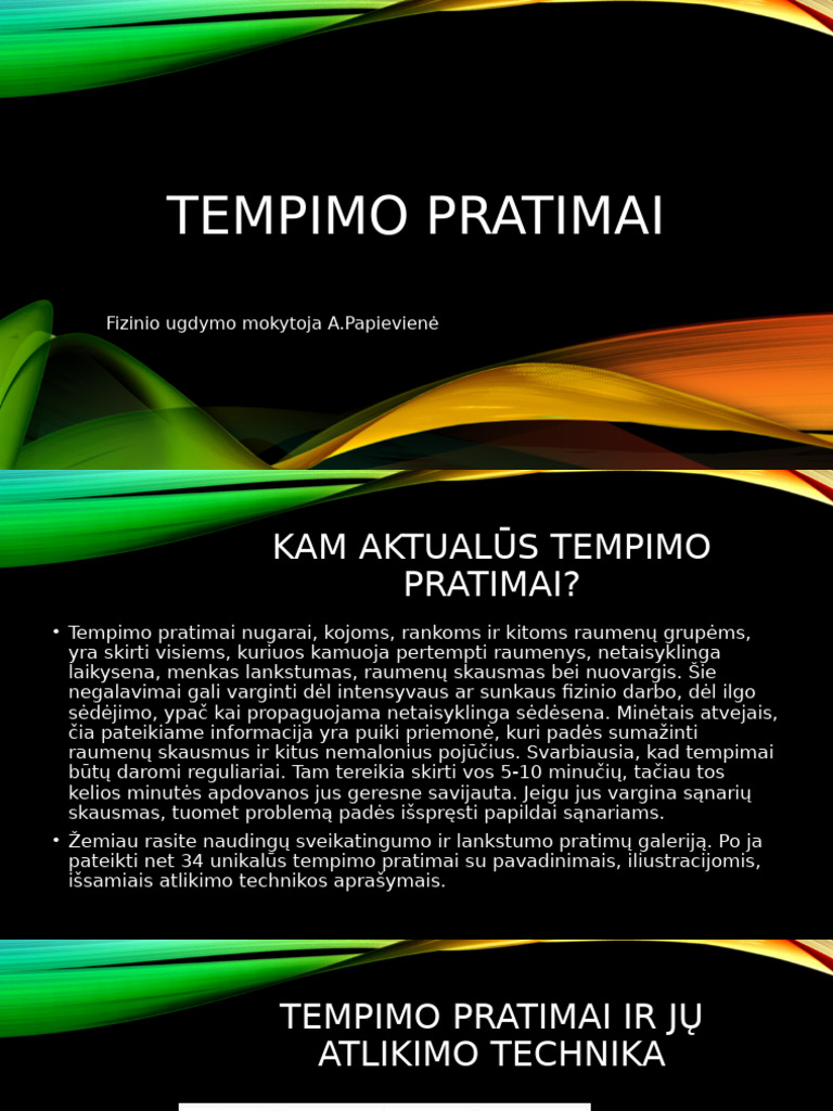 Tempimo Pratimai | PDF
