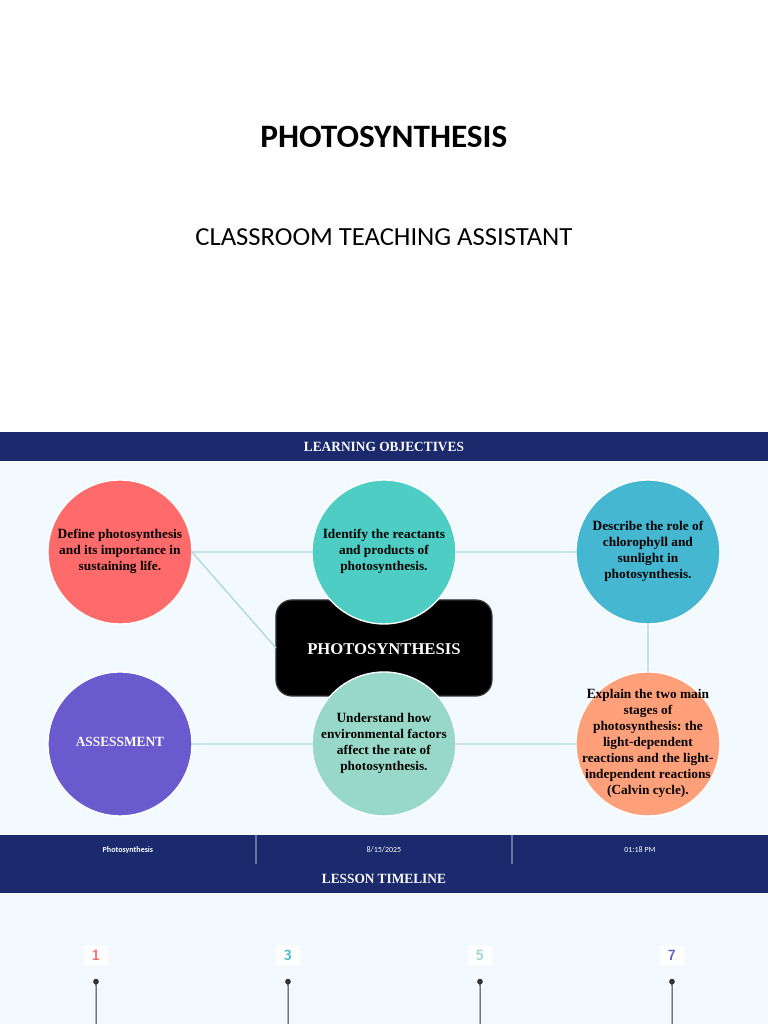 Photosynthesis Presentation | PDF | Photosynthesis | Chloroplast