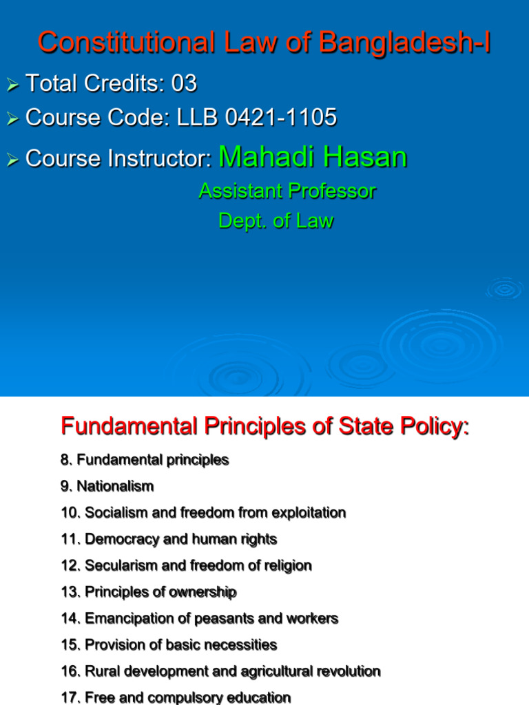Preamble and F.P of State Policy (24th Batch) | PDF | Constitution ...