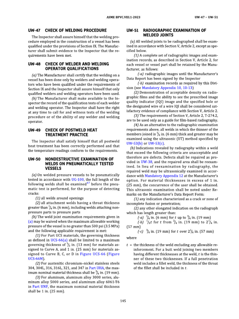 Asme Viii | PDF