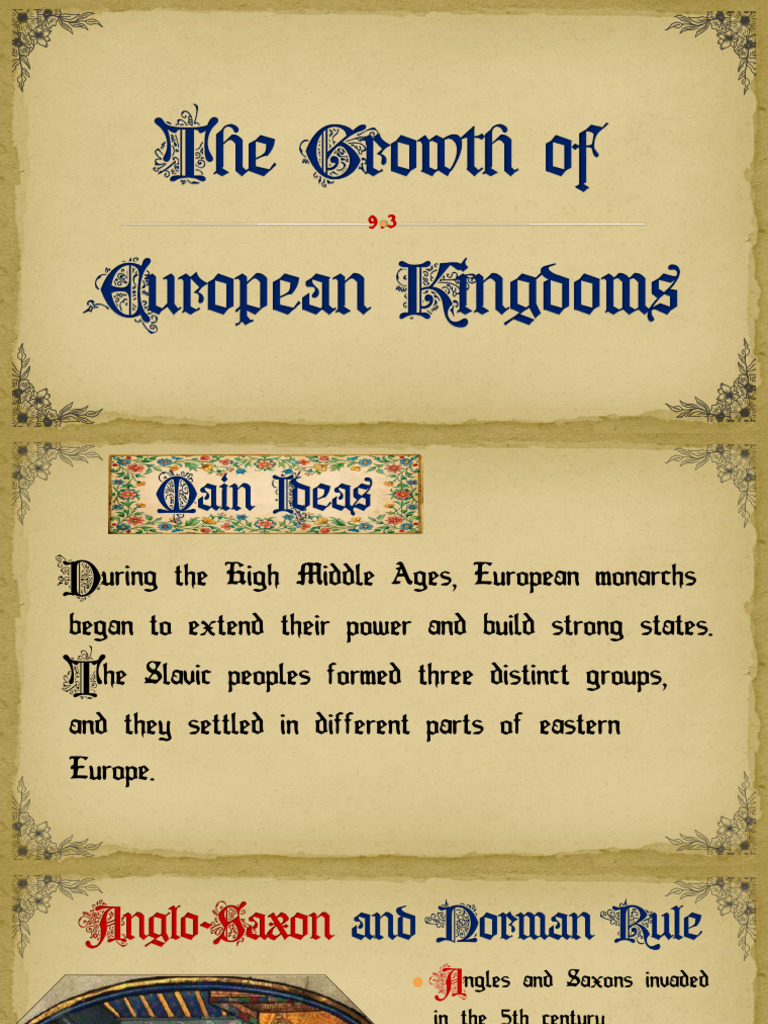 9.3 The Growth of European Kingdoms | PDF | Wessex | Kingdom Of France