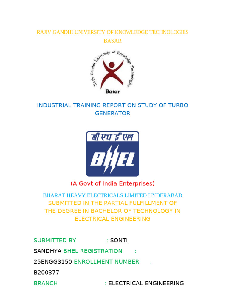 Sandhya Report | PDF | Electromagnetic Induction | Electric Generator