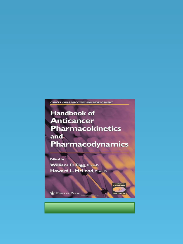 (Ebook) Handbook of Anticancer Pharmacokinetics and Pharmacodynamics ...