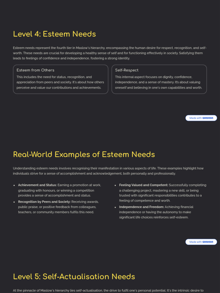 Level-4-Esteem-Needs | PDF