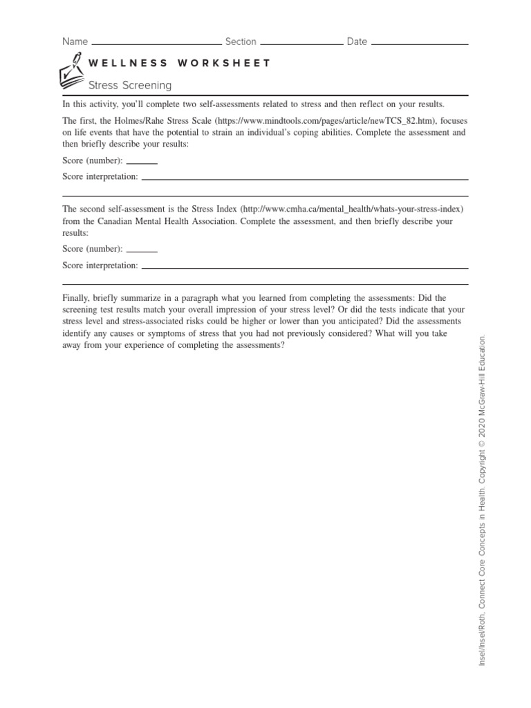 00wellness - Worksheets - 16e - Complete - Set 24 | PDF