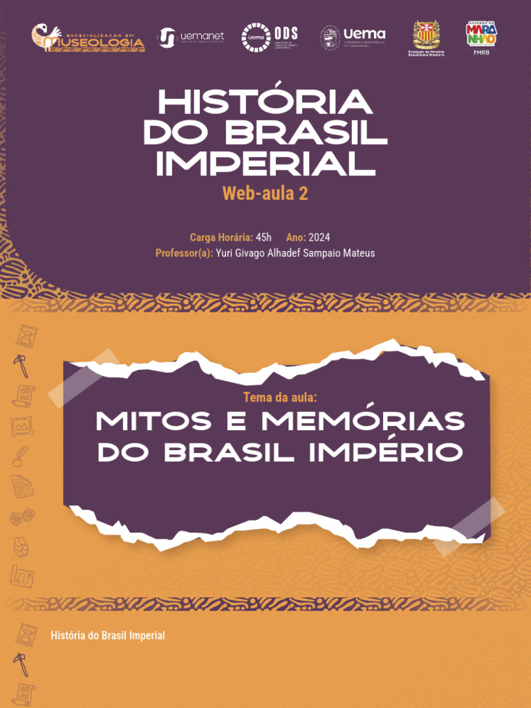 História do Brasil Imperial: Mitos e Memórias | PDF | Brasil