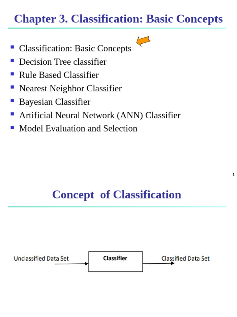 Data Mining Chapter 3 Classification | PDF | Statistical Classification ...