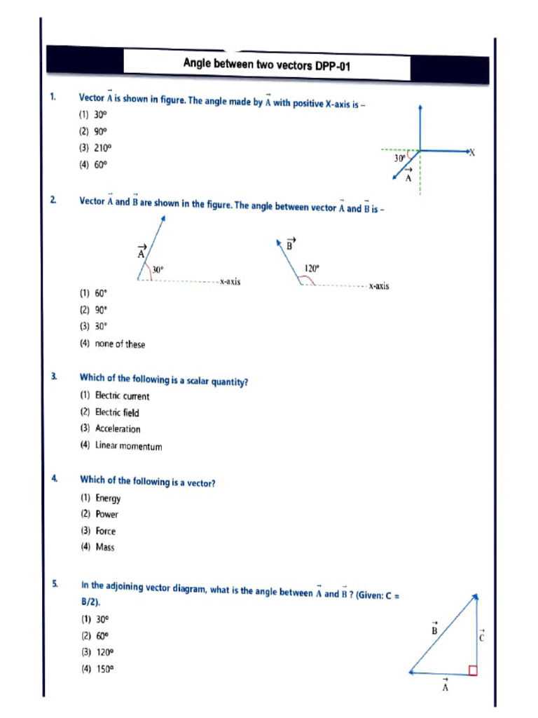 DPP Vector 11th | PDF